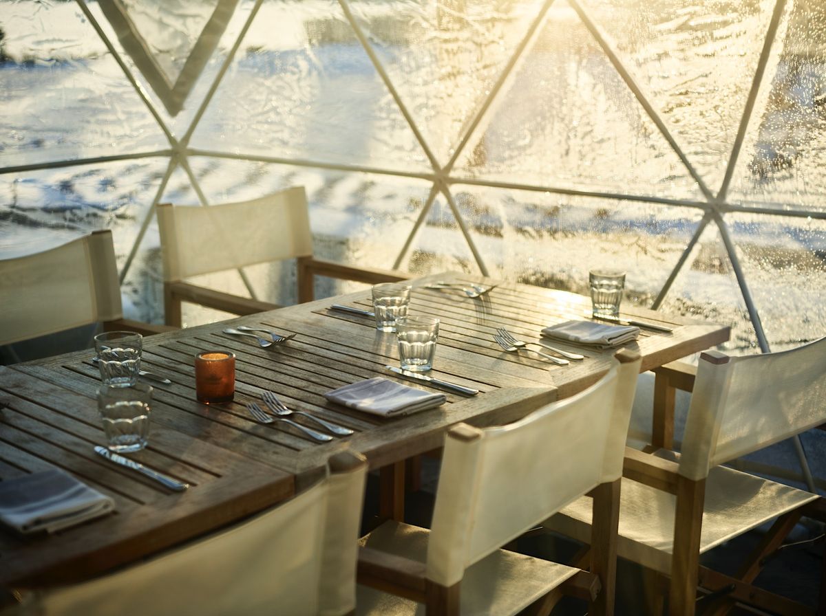 Sand Bar Igloo at The Lake House, The Lake House on Canandaigua, 18 ...