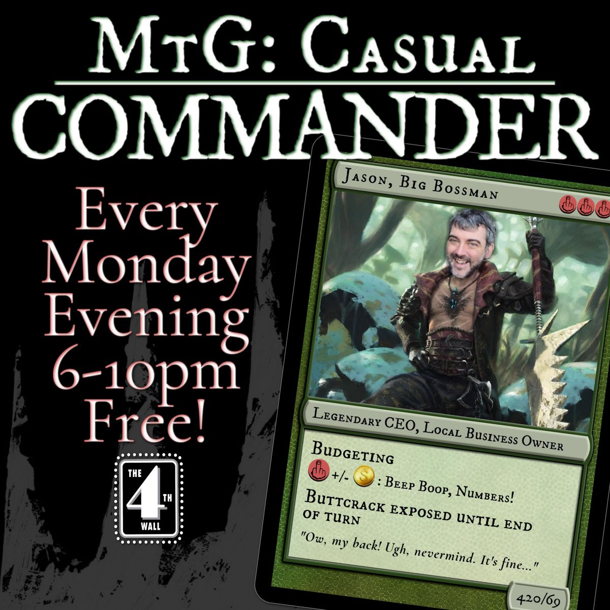 MtG: Casual Commander at the 4th Wall!, The 4th Wall PDX, Portland ...