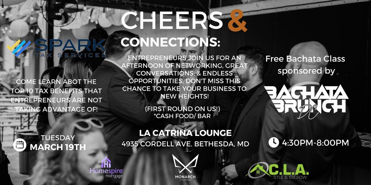 Cheers & Connection, La Catrina Lounge, Bethesda, 19 March 2024 | AllEvents