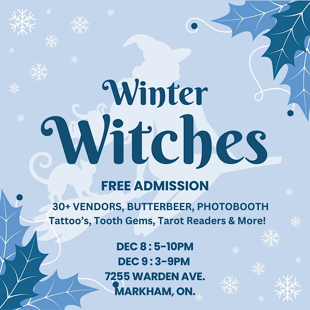 WINTER WITCHES NIGHT IN - $50 TATTOOS, 50+ VENDORS, TAROT, CRYSTALS ...