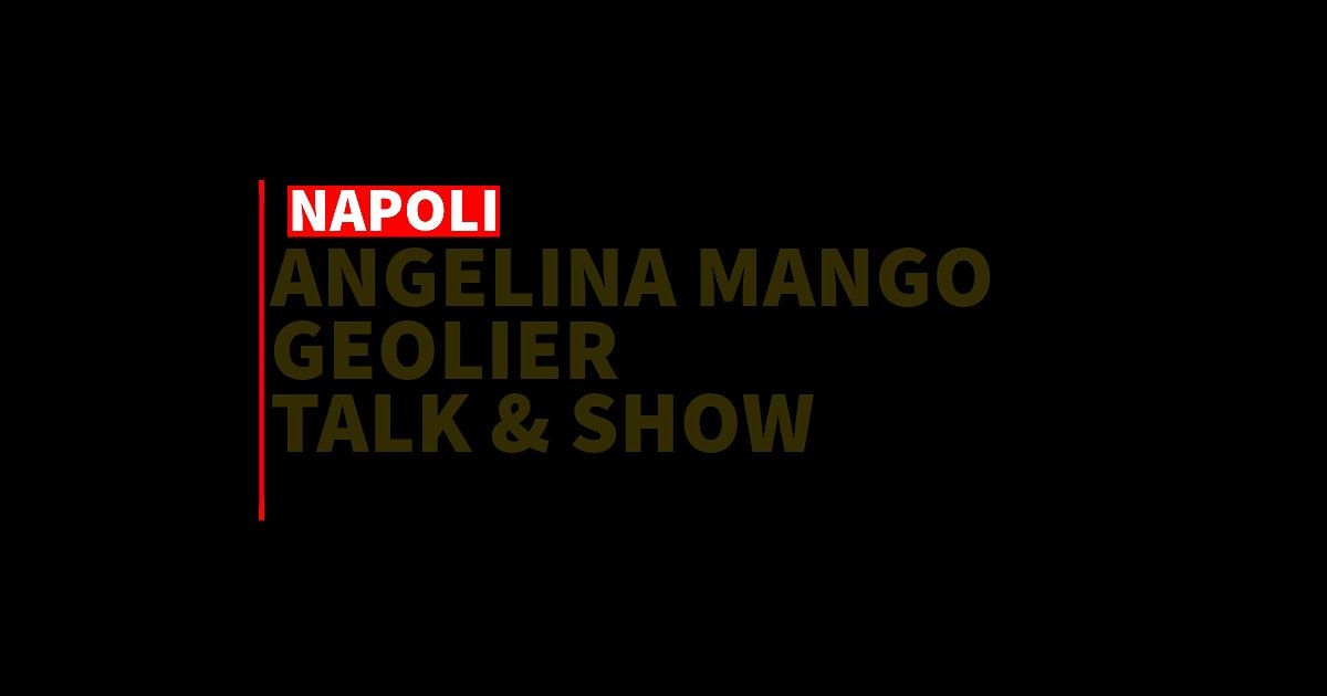 ANGELINA-GEOLIER TALK & SHOW, Teatro Bellini di Napoli, 5 July 2024 ...