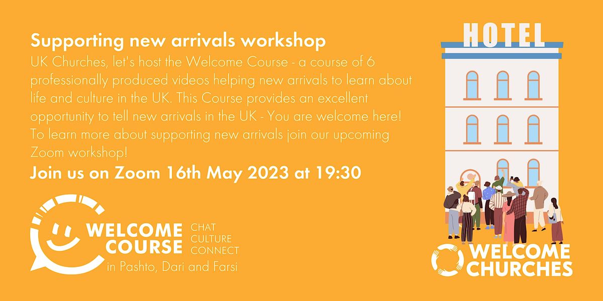 Welcoming Afghan Refugees - The Welcome Course Launch, May 16 2023 ...