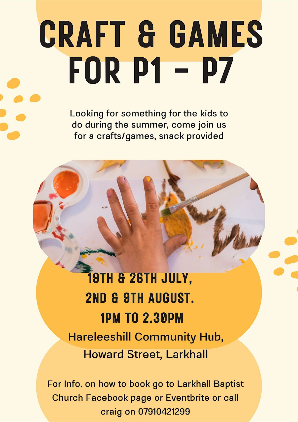 Craft and Game Time, Hareleeshill Community Hub (Old Gospel Hall ...