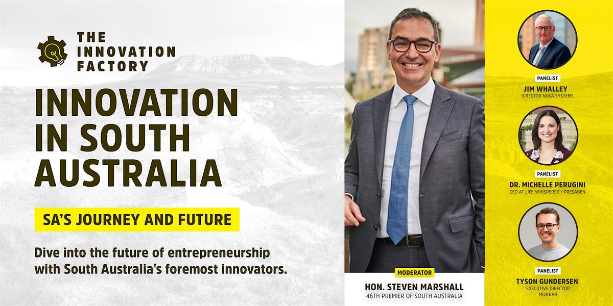 Innovation in South Australia, EY, Adelaide, 7 November 2024 | AllEvents
