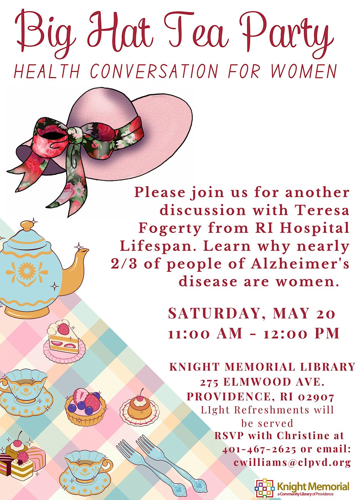 Ladies Hats Tea Party Drawings