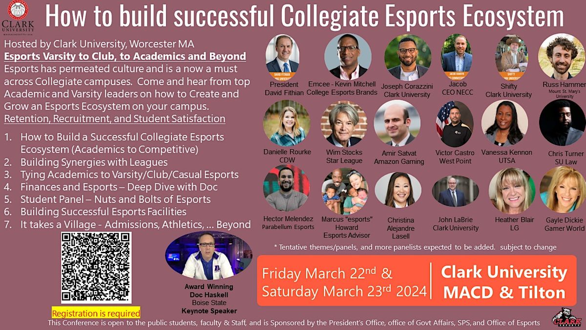 How to build successful Collegiate Esports Ecosystem, Clark University ...