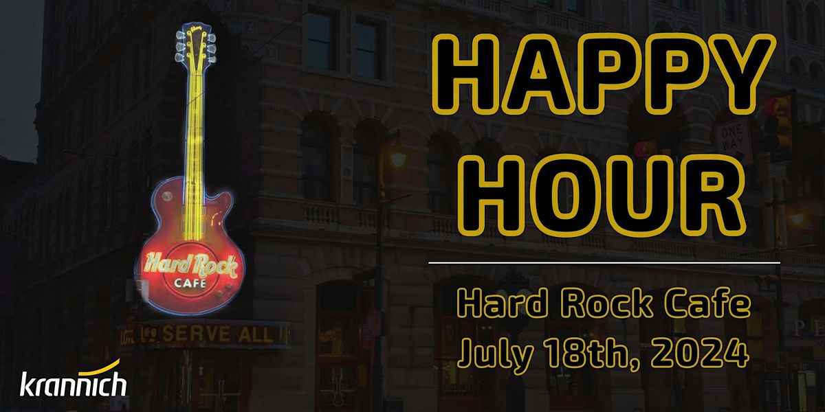 Krannich Solar Happy Hour, Hard Rock Cafe, Philadelphia, 18 July 2024 ...