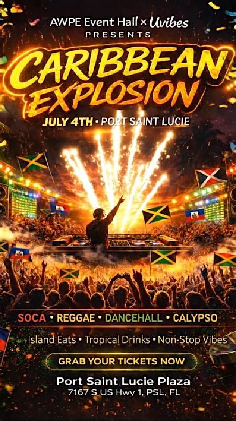 Caribbean Explosion, 7167 S U.S. Hwy 1, Port St. Lucie, 4 July 2026 ...