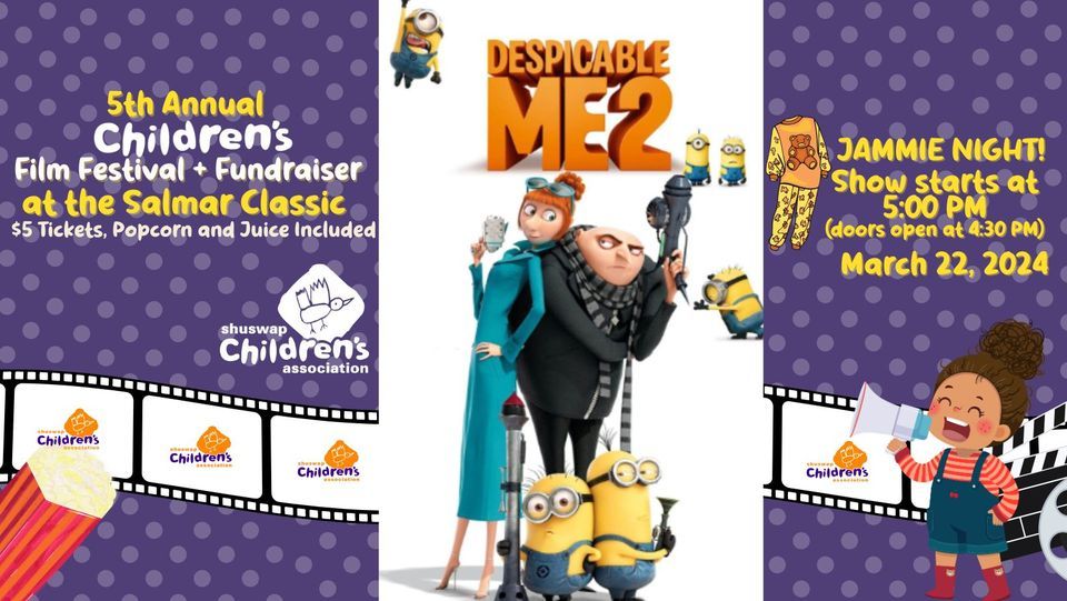 Despicable Me 2 (Jammie Night) - Presented by Shuswap Childrens ...