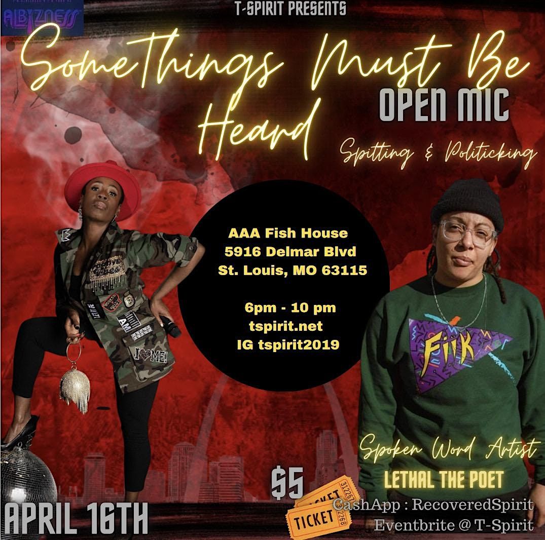 Some Things Must Be Heard: Open Mic, AAA Fish House, St. Louis, 21 May ...