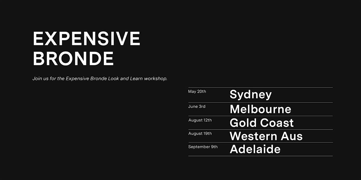 Expensive Bronde (Gold Coast), Milly The Space, Palm Beach, 12 August ...