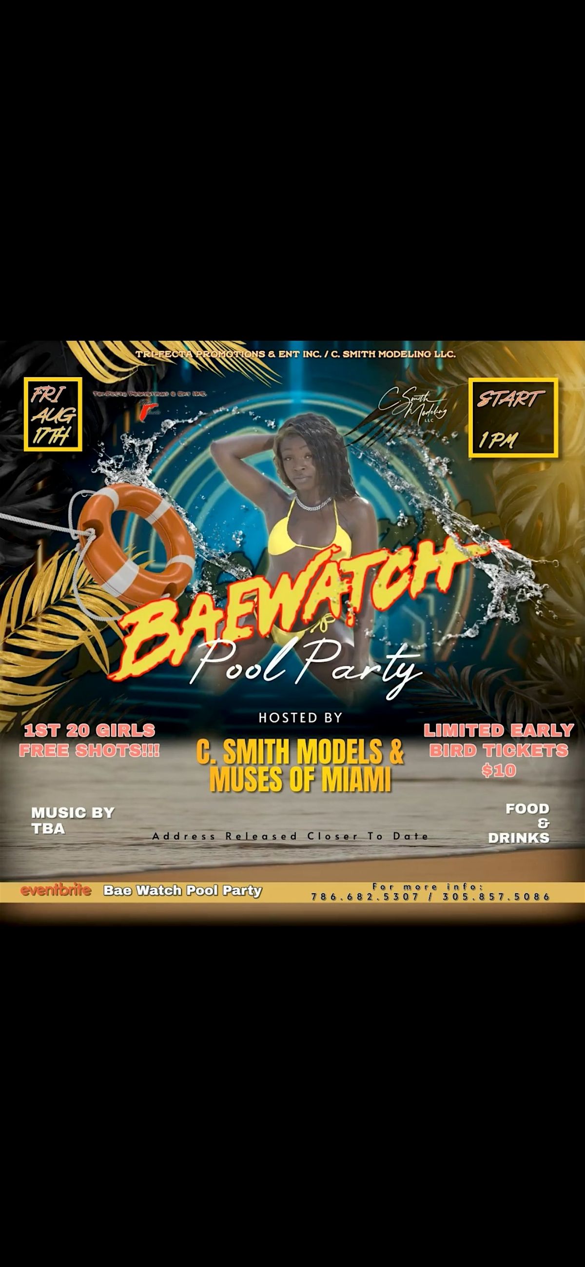 Bae-Watch Pool Party Miami, Miami, 17 August 2024 | AllEvents.in