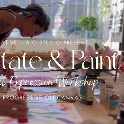Flow State & Paint — Embodied Abstract Expression Painting Class on ...