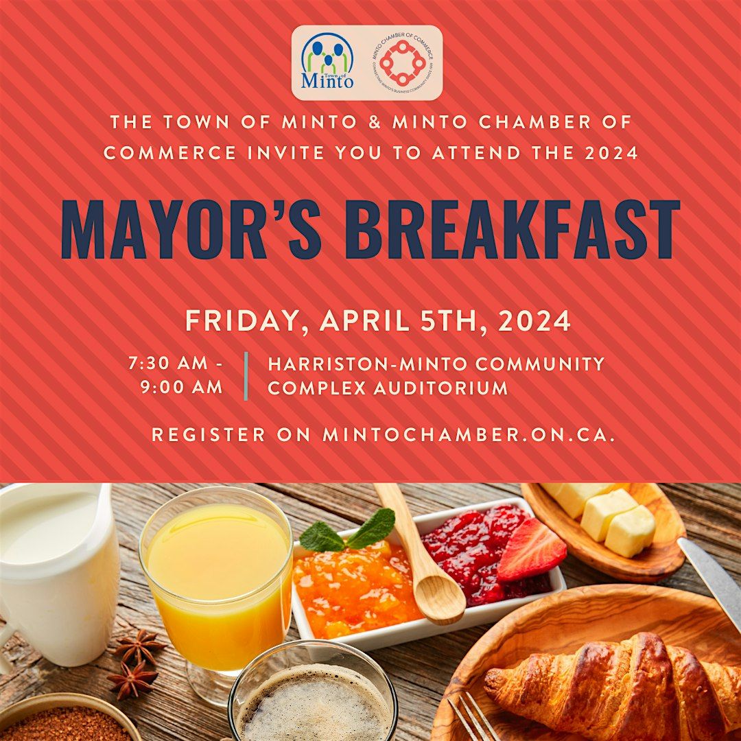 2024 Mayors Breakfast, Harriston Arena, Minto, 5 April 2024 | AllEvents