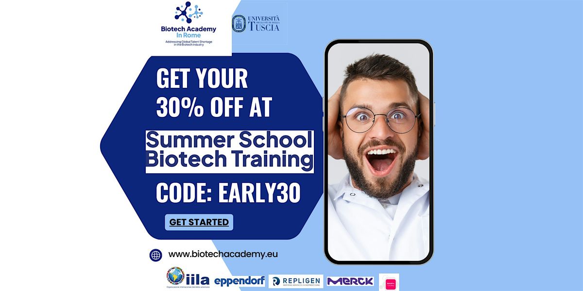 Summer School Biotech Training - EARLY30, Università degli Studi della ...