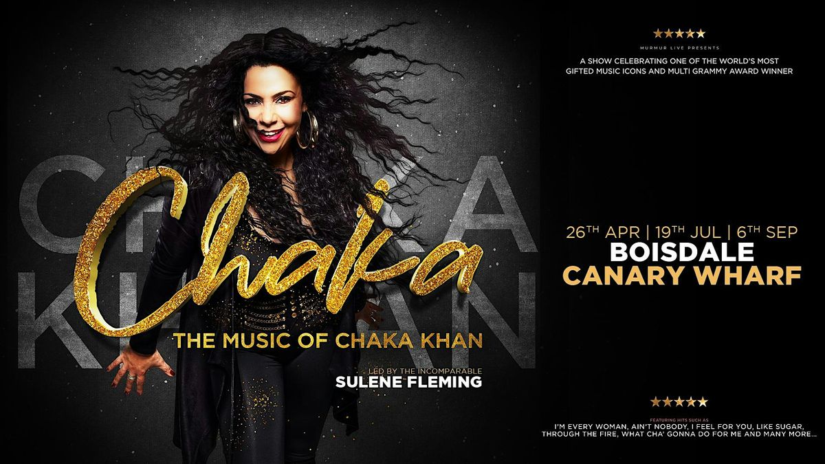 Chaka | The Music of Chaka Khan, Boisdale of Canary Wharf, London, 26 ...