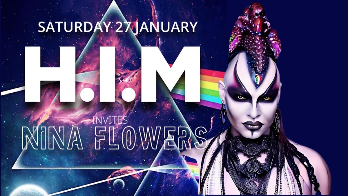 HIM invites NINA FLOWERS (+ Filipe Guerra), IKON ANTWERP, Antwerpen, 27 ...