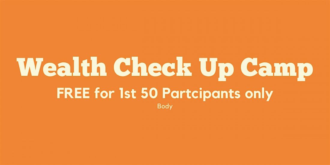 Financial Checkup - Wealth Check Up Camp -FREE, Invest N Rich LLP ...