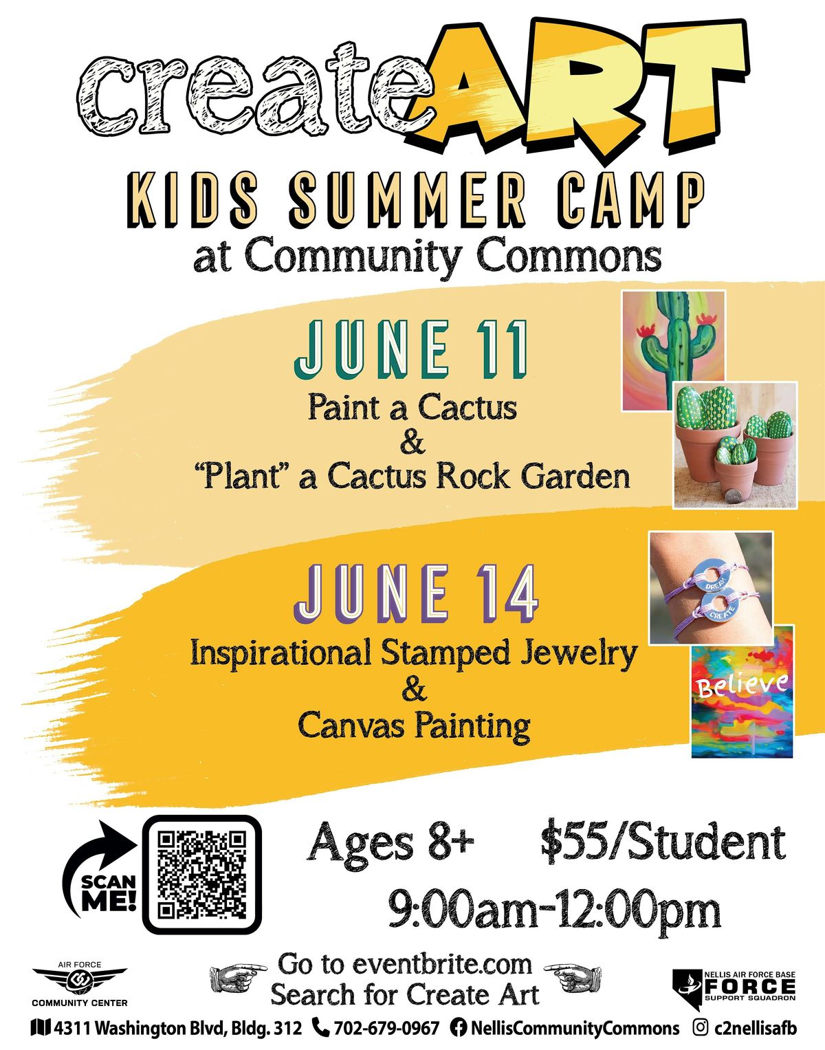 create ART: Kids Summer Camp (JUNE), Community Commons, Nellis Air ...