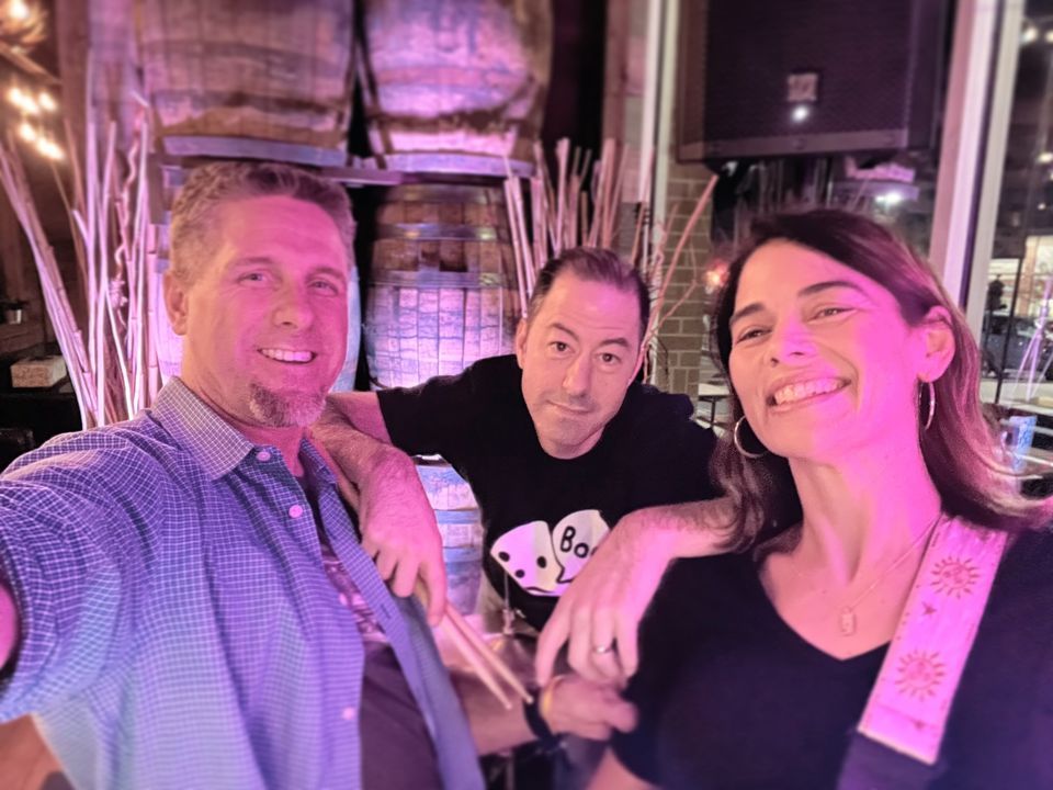 Steve, Nicole & Mike @ Brews & Barrels, Brews & Barrels, Gaithersburg, January 12 2024 ...