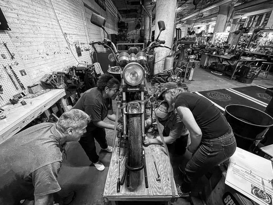 101 Motorcycle Maintenance, Skidmark Garage, Cleveland, 8 March 2024 ...