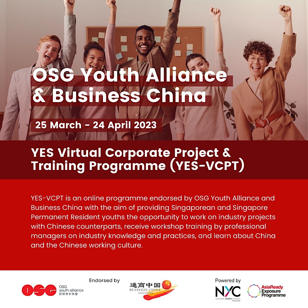 YES Virtual Corporate Project & Training Programme, March 25 to April 24 | Online Event ...