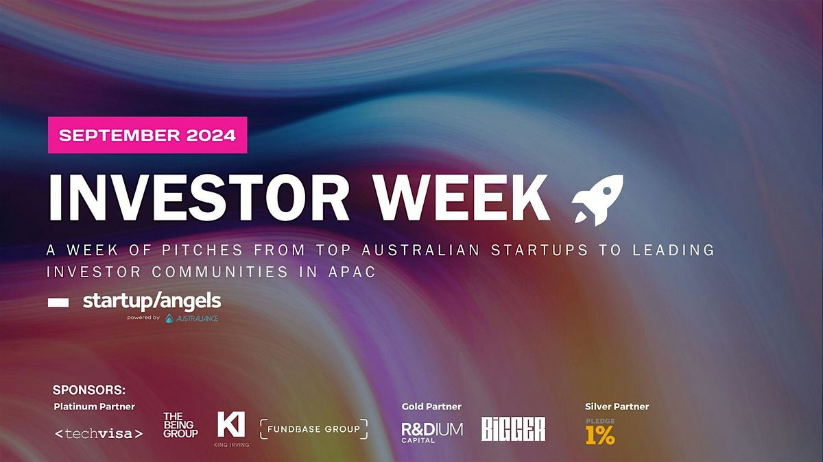 Weekly pass - Investor Week, To be announced, Sydney, 2 September to 6 ...