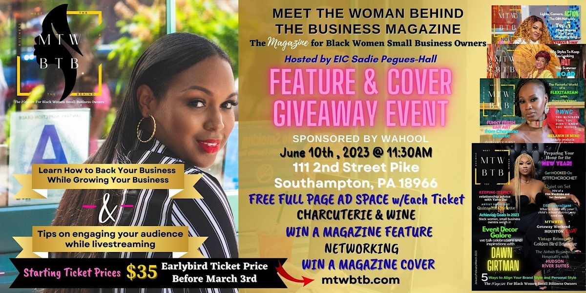Meet The Woman Behind The Business Magazine Feature & Cover Giveaway ...