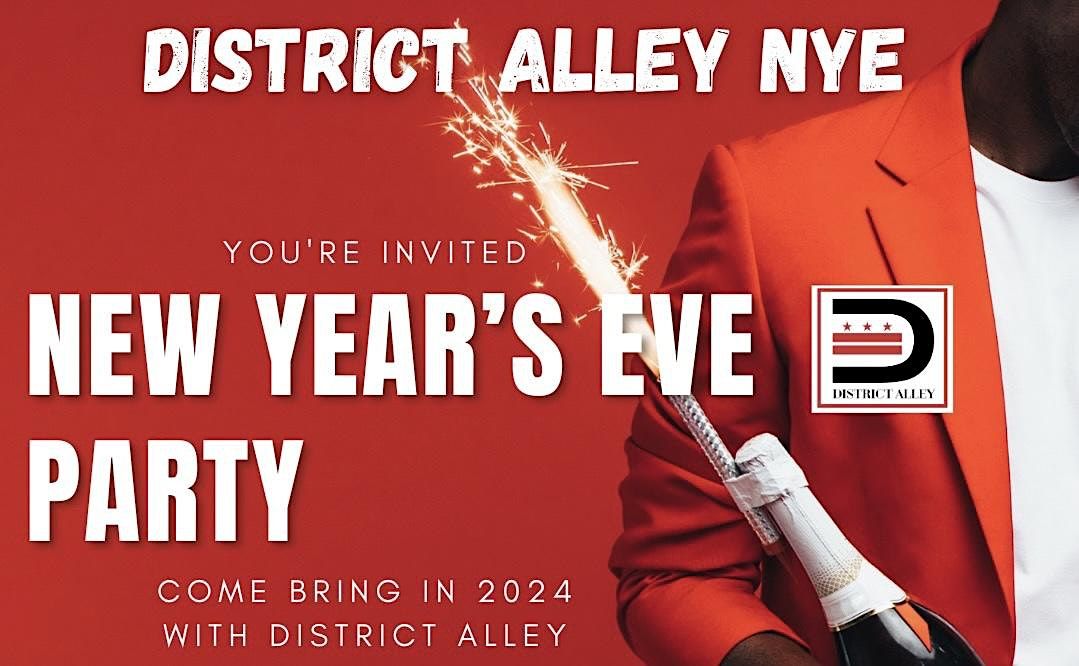 DISTRICT ALLEY NYE 2024, District Alley Bar & Lounge, Washington, 31 ...
