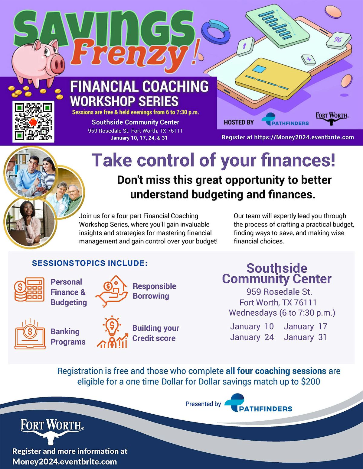 Financial Coaching Workshop Series 2024, Southside Community Center ...