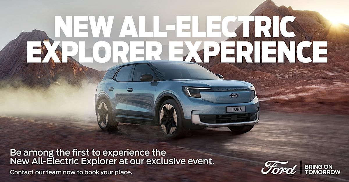 New All-Electric Ford Explorer Experience at Foray, Taunton Ford, 11 ...