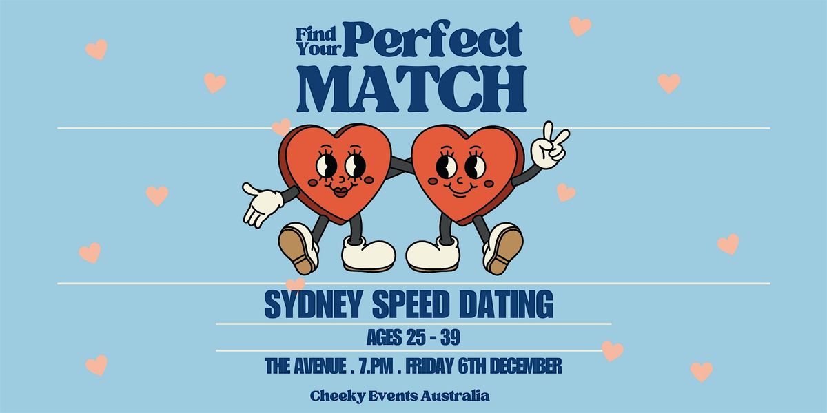 Sydney speed dating for ages 25-39 in Darlinghurst-Cheeky Events ...