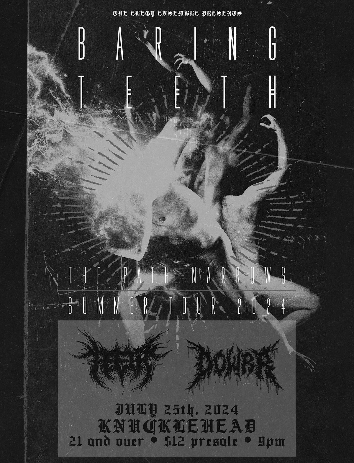 Baring Teeth / Teeth / Dowrr, Knucklehead Hollywood, Los Angeles, 25 ...