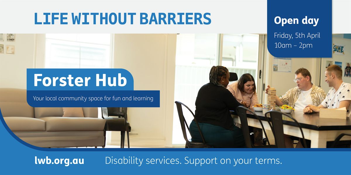 Forster Hub Open Day invitation, 10 Strand St, Forster, 5 April 2024 ...