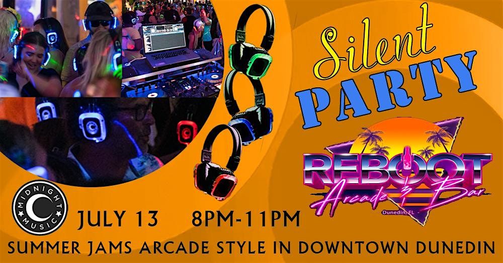 Summer Arcade Silent Party, Reboot Arcade & Bar, Dunedin, 13 July 2024 ...