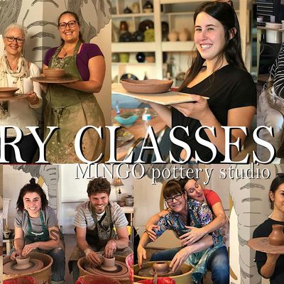 POTTERY CLASS -Pottery wheel for beginners ( 2 hour) WEEKDAY, Mingo ...