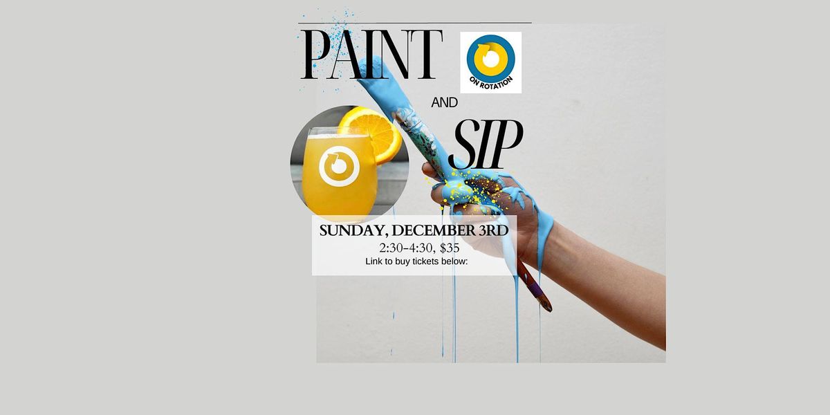 Paint and Sip at On-Rotation, On Rotation Brewery & Kitchen, Dallas, 3 ...