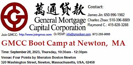 GMCC Boot Camp - Newton, MA, Four Points by Sheraton Boston Newton ...