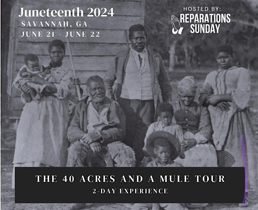 40 Acres and a Mule Tour, Visitor Center Parking Lot, Savannah, 21 June ...