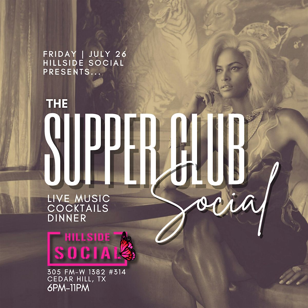 The SUPPER CLUB Social @ Hillside Social (Cedar Hill) Every Friday ...