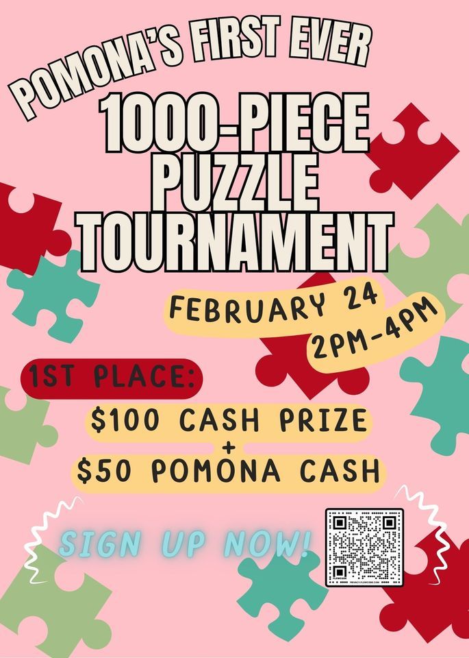 FIRST EVER 1000 PIECE PUZZLE TOURNAMENT, Pomona Cider Co., Milwaukee ...