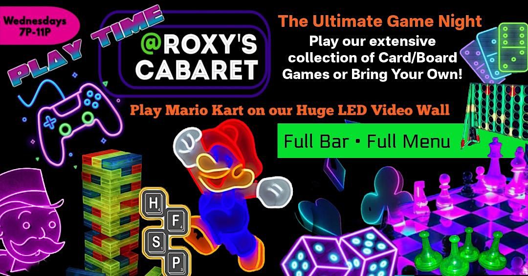 Game Night at Roxys Cabaret, Roxy’s Cabaret, Minneapolis, 22 November ...