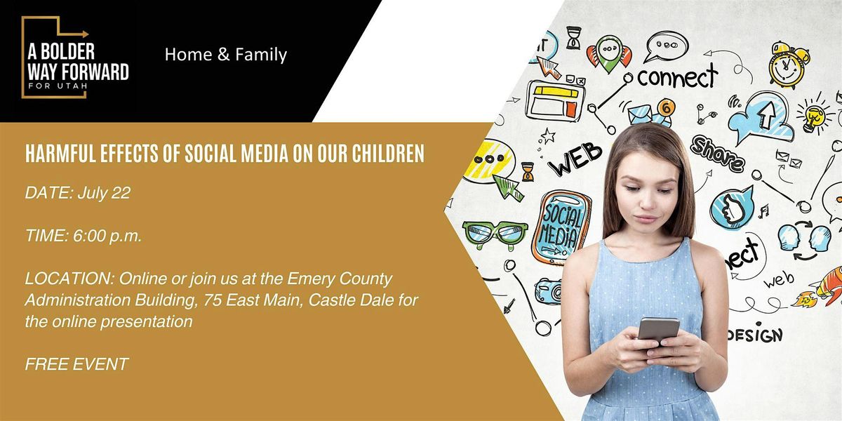 Harmful Effects of Social Media on Our Children, July 22 2024 | Online ...