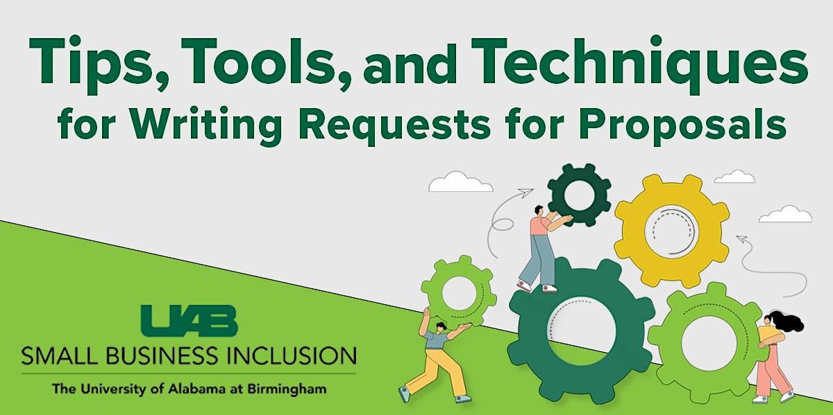 Tips, Tools & Techniques for Writing Request for Proposals, Facilities ...