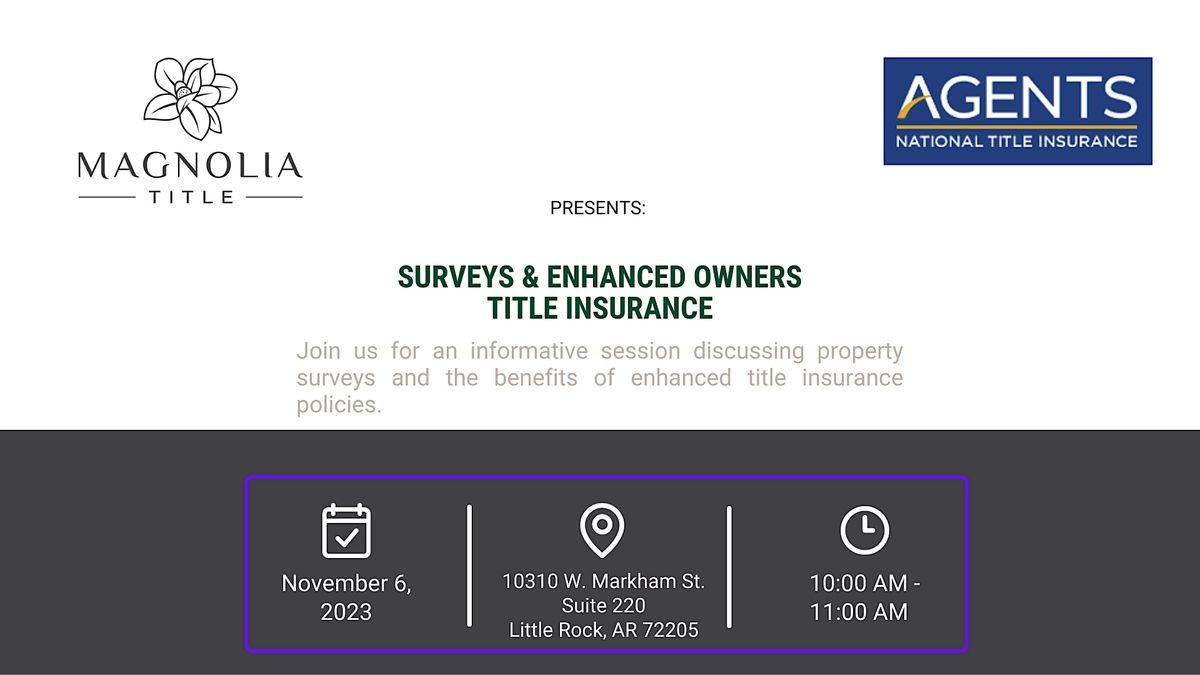 Understanding Property Surveys & Enhanced Title Insurance Policies ...