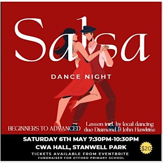 Salsa Dance Night with Lesson by local duo, Diamond & John Hawkins ...
