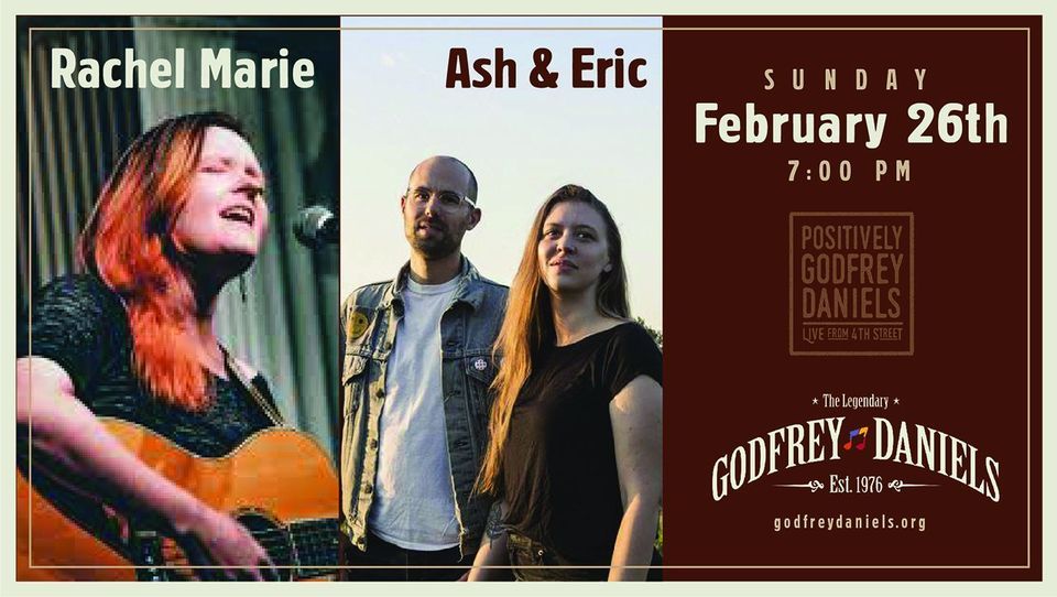 Rachel Marie with Ash & Eric , Godfrey Daniels, Bethlehem, 26 February ...