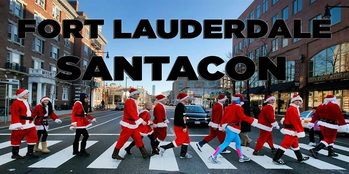 Fort Lauderdale SantaCon 2024, Booze Garden, Fort Lauderdale, 14 ...