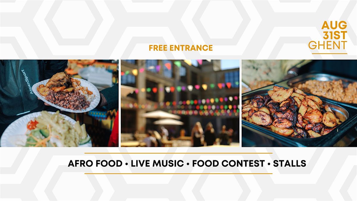 Afro Food Festival - 2nd Edition, DOXTUDIO VZW, Gent, 31 August 2024 ...
