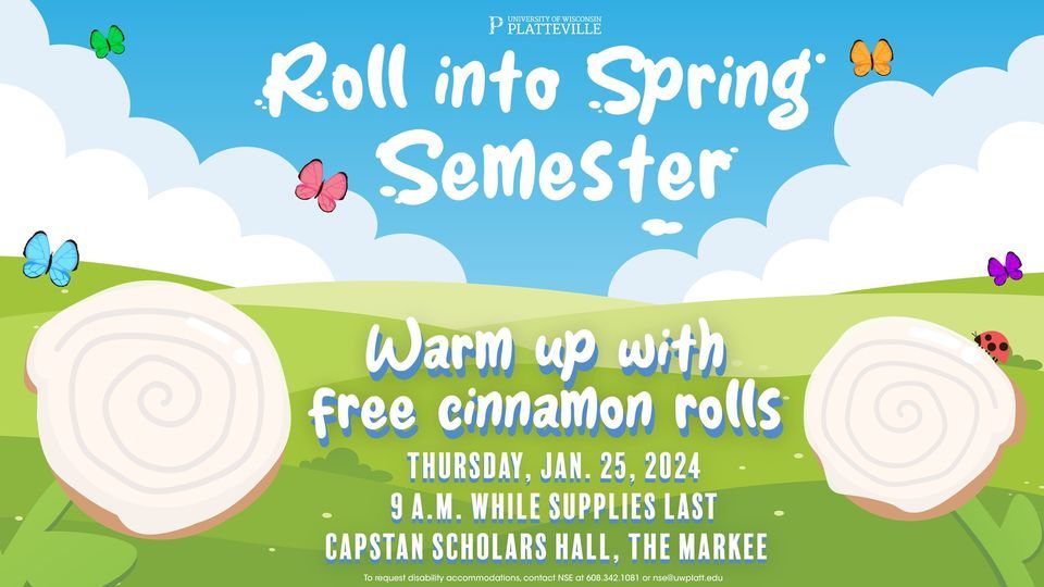 Roll Into Spring Semester, Markee Pioneer Student Center at UW ...